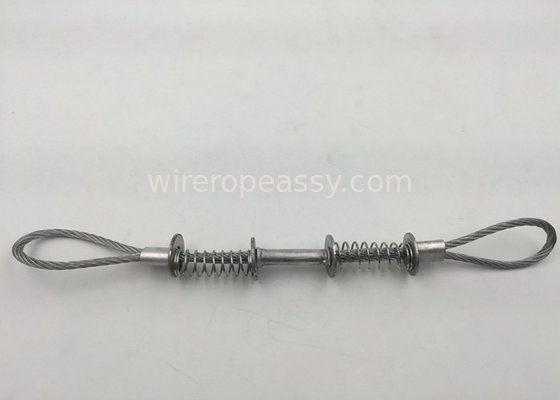 3.2mm Galvanized Wire Rope and Sling Whipcheck Safety Cable with loop length 511mm