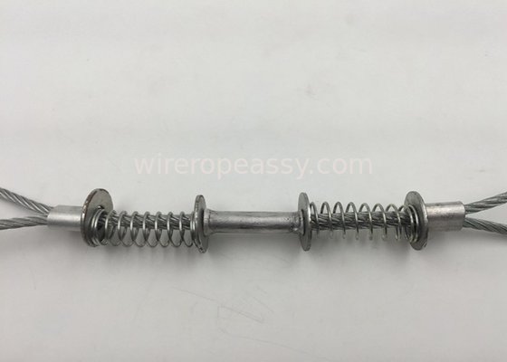 3.2mm Galvanized Wire Rope and Sling Whipcheck Safety Cable with loop length 511mm