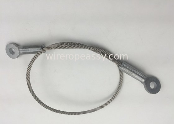 3.2mm Steel Cable Assembly Steel Cable Accessories Both Side With Stainless Terminals