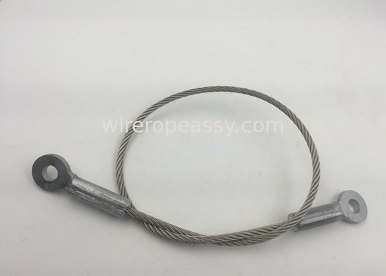 3.2mm Steel Cable Assembly Steel Cable Accessories Both Side With Stainless Terminals