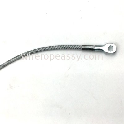 3.0mm Clear PVC Steel Cable Assembly Steel Cable Accessories Both Side With Terminals
