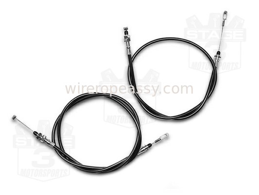 U Shape Zinc Nipples Custom Motorcycle Clutch Cable For Bike / Mountain Bike