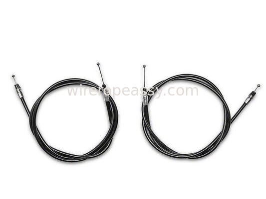 U Shape Zinc Nipples Custom Motorcycle Clutch Cable For Bike / Mountain Bike