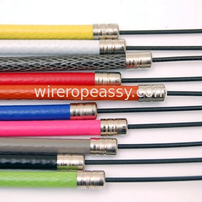 ISO Galvanized Steel Motorcycle Control Cable / Brake Cable With PE Housing