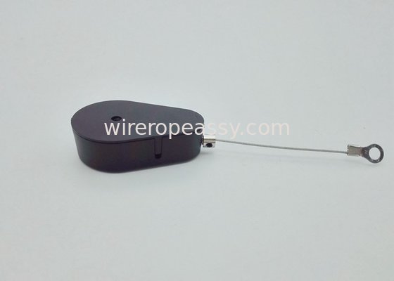 1200mm Customized Black Plastic Power Cord Reel / Spring Reels Clear Color