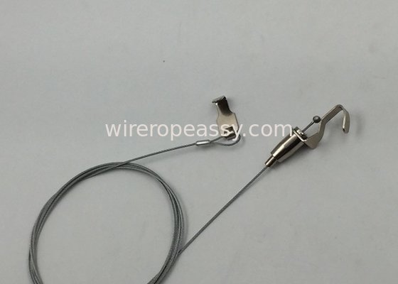 Hanging Light Kits Adjustable Length Steel Wire Rope Hanger Cord For Poster Hanger