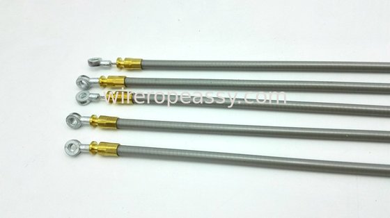 Golden Fittings Motorcycle Brake Cable Grey PE Casing Control Steel Wire Bowden Cable