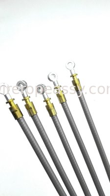 Golden Fittings Motorcycle Brake Cable Grey PE Casing Control Steel Wire Bowden Cable