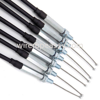 Auto Hand Parking Brake Cables , Mountain Bike Brake Cable Replacement For Zinc Ferrules / Zinc Nipples