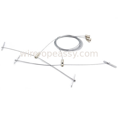 Top Level ceiling Lamp Hanging LED Lighting Cable Suspension Kit with gripper