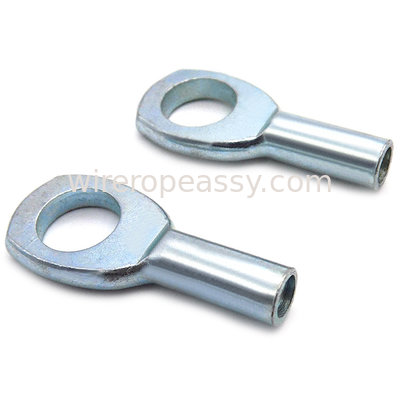 Custom Made Steel Plated Nickel Soft Eye Loop For Hanging Cable
