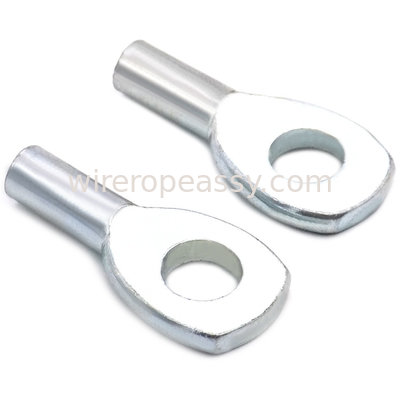 Custom Made Steel Plated Nickel Soft Eye Loop For Hanging Cable