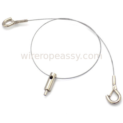 1.2mm Diameter Galvanized Fluorescent Suspended Light Cable Kit