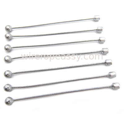 7 * 7  Colorful Wire Rope Assembly With 316 Stainless steel Ball Ends , 1.2mm Diameter