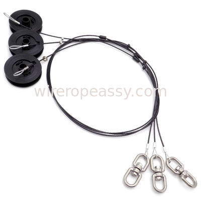 Industrial Wire Rope Cable Assemblies 7*7 Galvanized Steel Cable