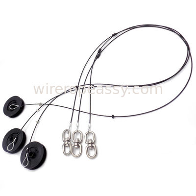 Industrial Wire Rope Cable Assemblies 7*7 Galvanized Steel Cable