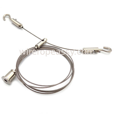 1.2mm Suspension Lamp Hanging Kit , Ceiling Light Hanging Wire Cable With Ceiling Attachment