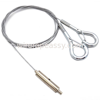 1.2mm Suspension Lamp Hanging Kit , Ceiling Light Hanging Wire Cable With Ceiling Attachment