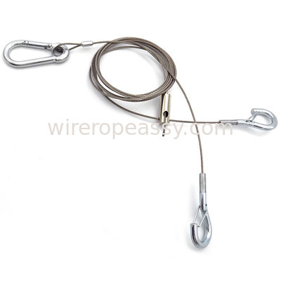 1.2mm Suspension Lamp Hanging Kit , Ceiling Light Hanging Wire Cable With Ceiling Attachment