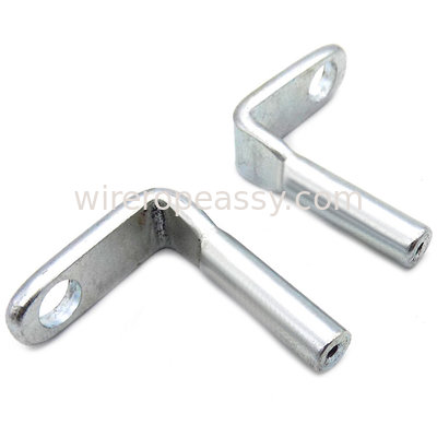 Zinc Plated Nickel Eyelet Terminal Fittings For Wire 1.2mm , 1.5mm , 2.0mm