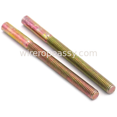 Brass Plated Nickel Bend Terminal Fittings With Screw Nunt For Control Cable