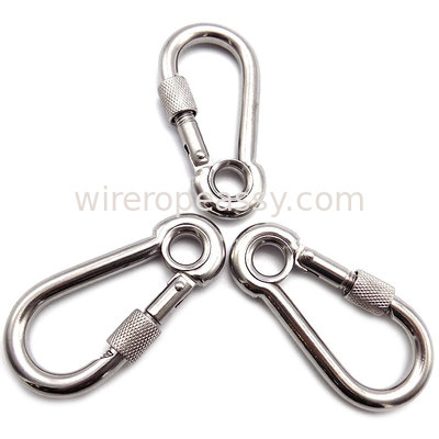 Galvanized Steel Or Stainless Steel Snap Hook With Screw Nunt Custom-made