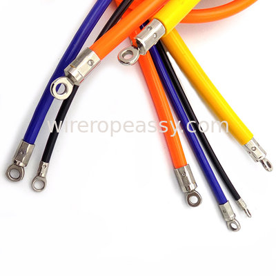 2m Wire Rope Assembly , Colorful Flexible Plastic PVC Tubing Steel Wire Cable with Eye Terminal