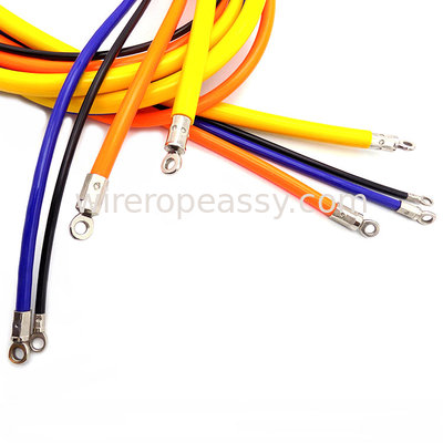 5.0mm Plastic Coated Galvanized Steel Cable With Carabiner And Black Thimble