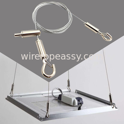 Flexible Lamp Hanging Light Kit / Hanger Fixtures Cable 400mm Length