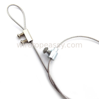 Distributor Fexible Adjustable Galvanized Lamp Hanging Kit With Gripper Hook