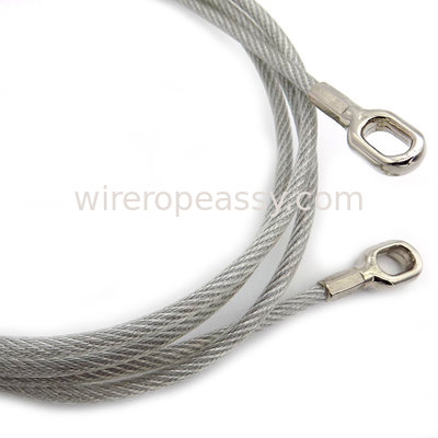 ISO Certificate Steel Wire Rope Fittings O Shape Terminal For Security