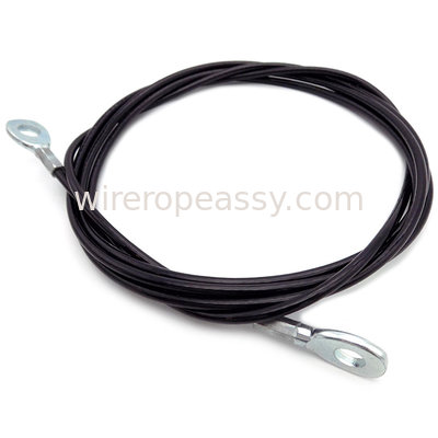 Zinc Coated Wire Rope Assembly With Snap Hook / Steel Cable Assembly