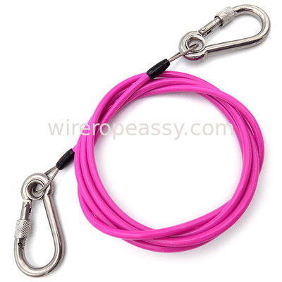Spiral Steel Wire Rope Assembly For Fitness Equipment , ISO Standard