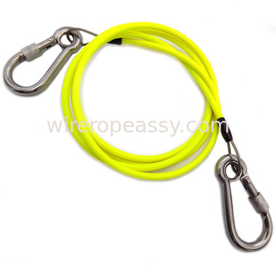 Spiral Steel Wire Rope Assembly For Fitness Equipment , ISO Standard