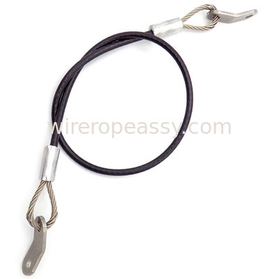 Spiral Steel Wire Rope Assembly For Fitness Equipment , ISO Standard