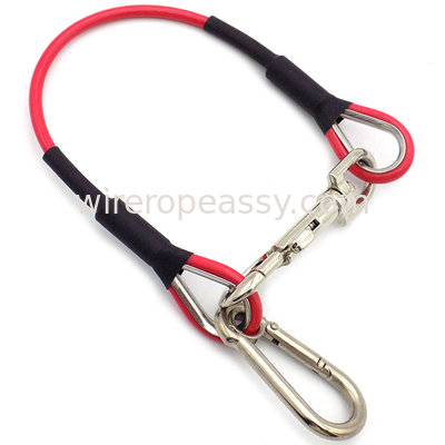 Spiral Steel Wire Rope Assembly For Fitness Equipment , ISO Standard