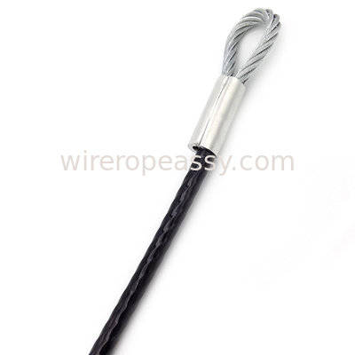 Ø9.5mm Heavy Duty Wire Rope Sling 5 tons Galvanized Steel Wire Tow Cable with Big Hook