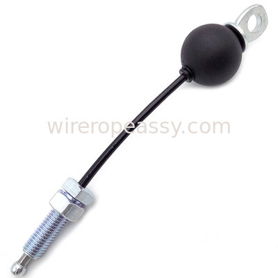 Ø 4.8mm Nylon Coated Fitness Quipment Cable With Thread Stud and End Terminal