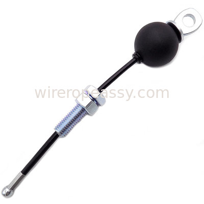 Ø 4.8mm Nylon Coated Fitness Quipment Cable With Thread Stud and End Terminal
