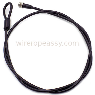 4-6mm  Air Craft  Cable Plastic Coated 7X7 Wire Steel Cable Galvanized Steel Tow Cable