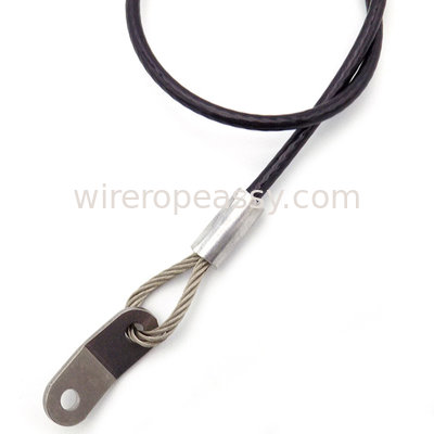 High Quality Wire Rope Assembly Security Stainless Cable with Stainless Steel Tab For Machine