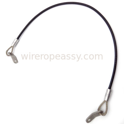 High Quality Wire Rope Assembly Security Stainless Cable with Stainless Steel Tab For Machine