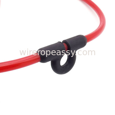Wire Rope Assembly Security Dog Steel Cable with Lobster buckle Hook