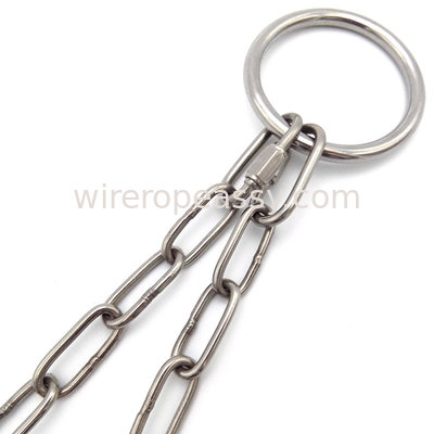 316 Stainless Wire Rope Assembly Sports Steel Wire Cable With Stainless Bow Shackle Screwed Collar Pin For Gym