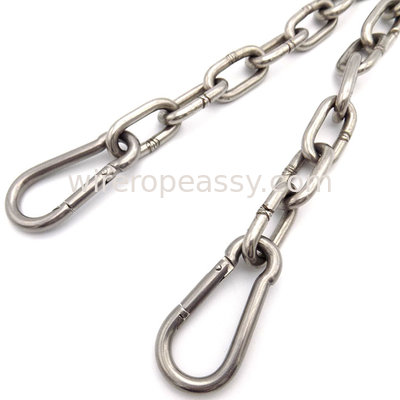 Adjustable 316 Stainless Sports Wire Rope AssemblySteel Chain Machine Gym Cable With Handle