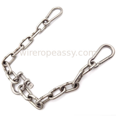 Adjustable 316 Stainless Sports Wire Rope AssemblySteel Chain Machine Gym Cable With Handle