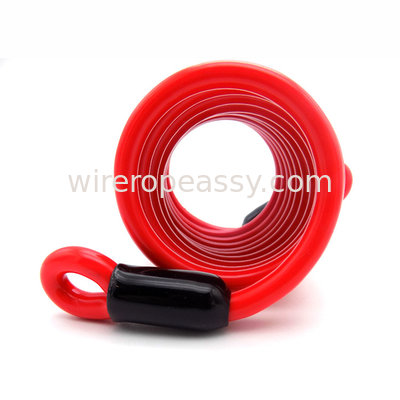 Heavy Duty  OEM/ODM Safety Stainless Steel Scuba Diving coil tool lanyard TPU diving lanyard for Diving