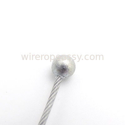 Wire Rope Assembly Security Steel Lanyard Stainless Steel Wire With Ball All Dimentions Avaliable