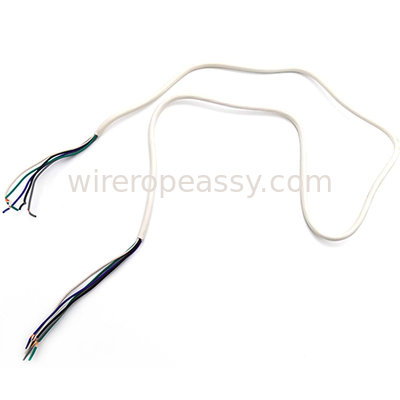 Wire Rope Assembly Security Steel Lanyard Stainless Steel Wire With Diffrent Colour All Dimentions Avaliable