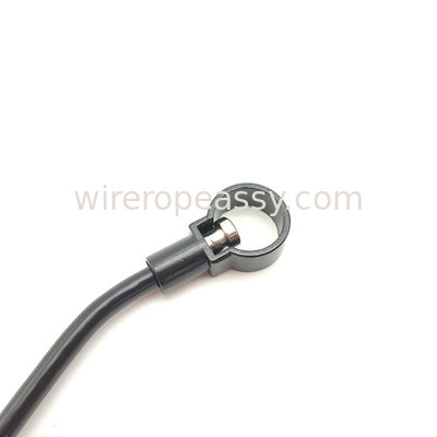 Wire Rope Assembly Security Steel Lanyard Stainless Steel Wire Black Colour All Dimentions Avaliable